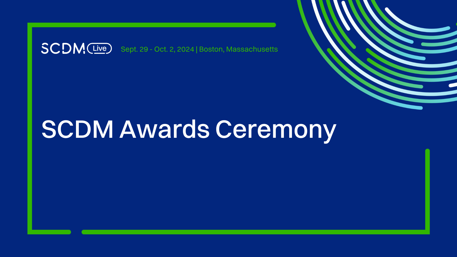 SCDM Awards Ceremony