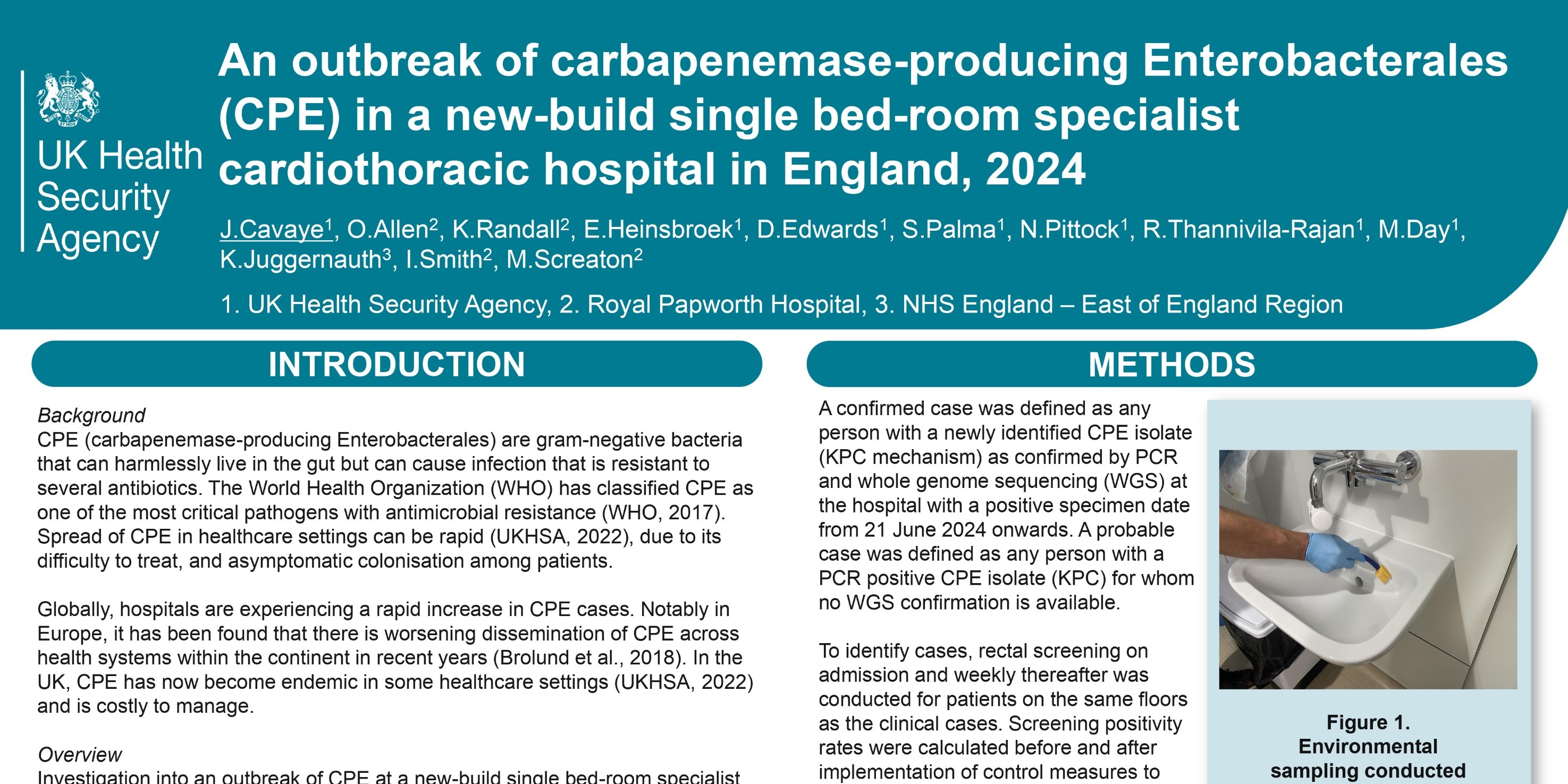 1g - An outbreak of carbapenemase-producing Enterobacterales (CPE) in a ...