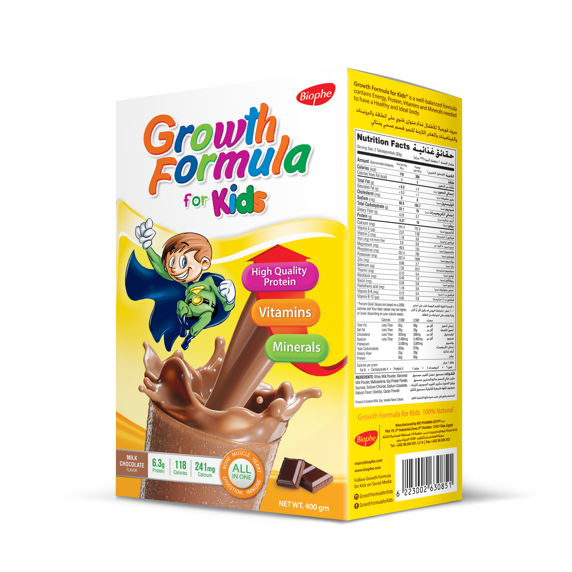 Growth Formula for kids