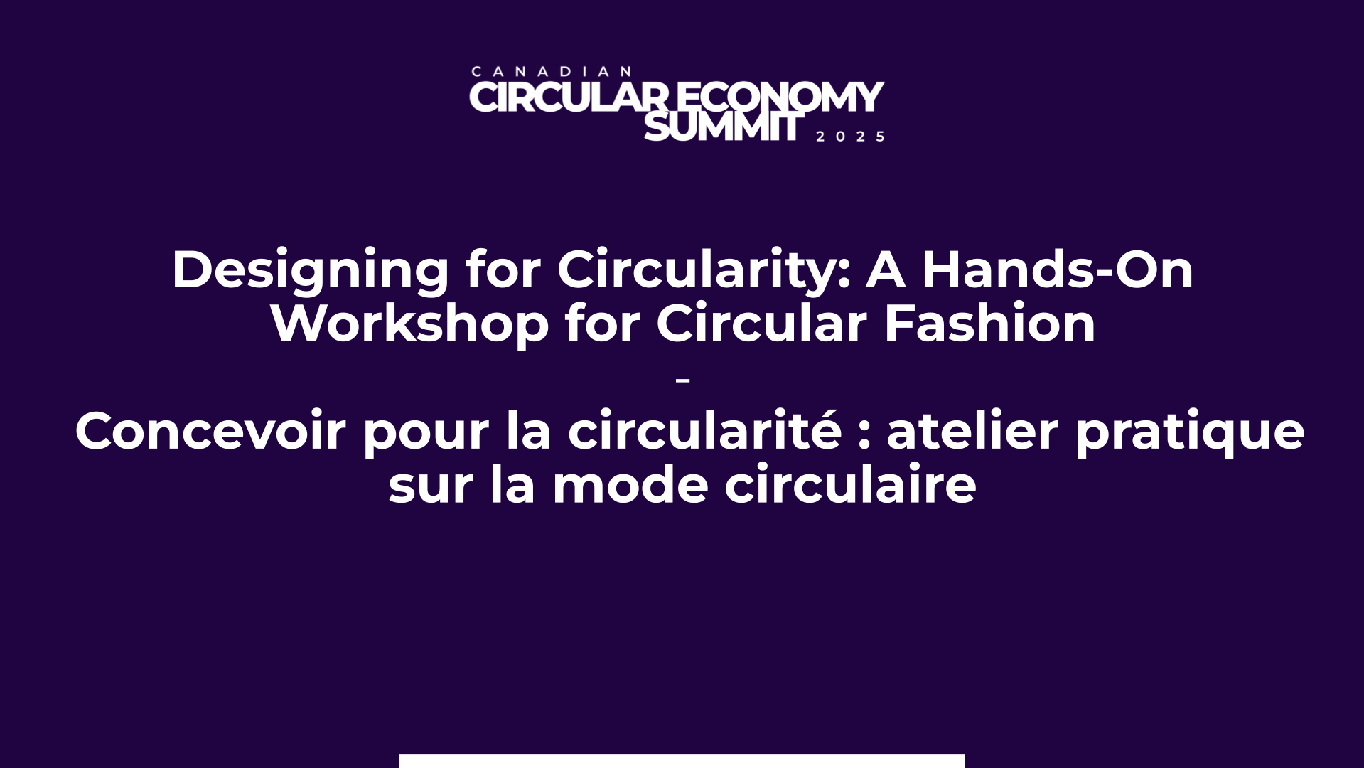 Designing for Circularity: A Hands-On Workshop for Circular Fashion