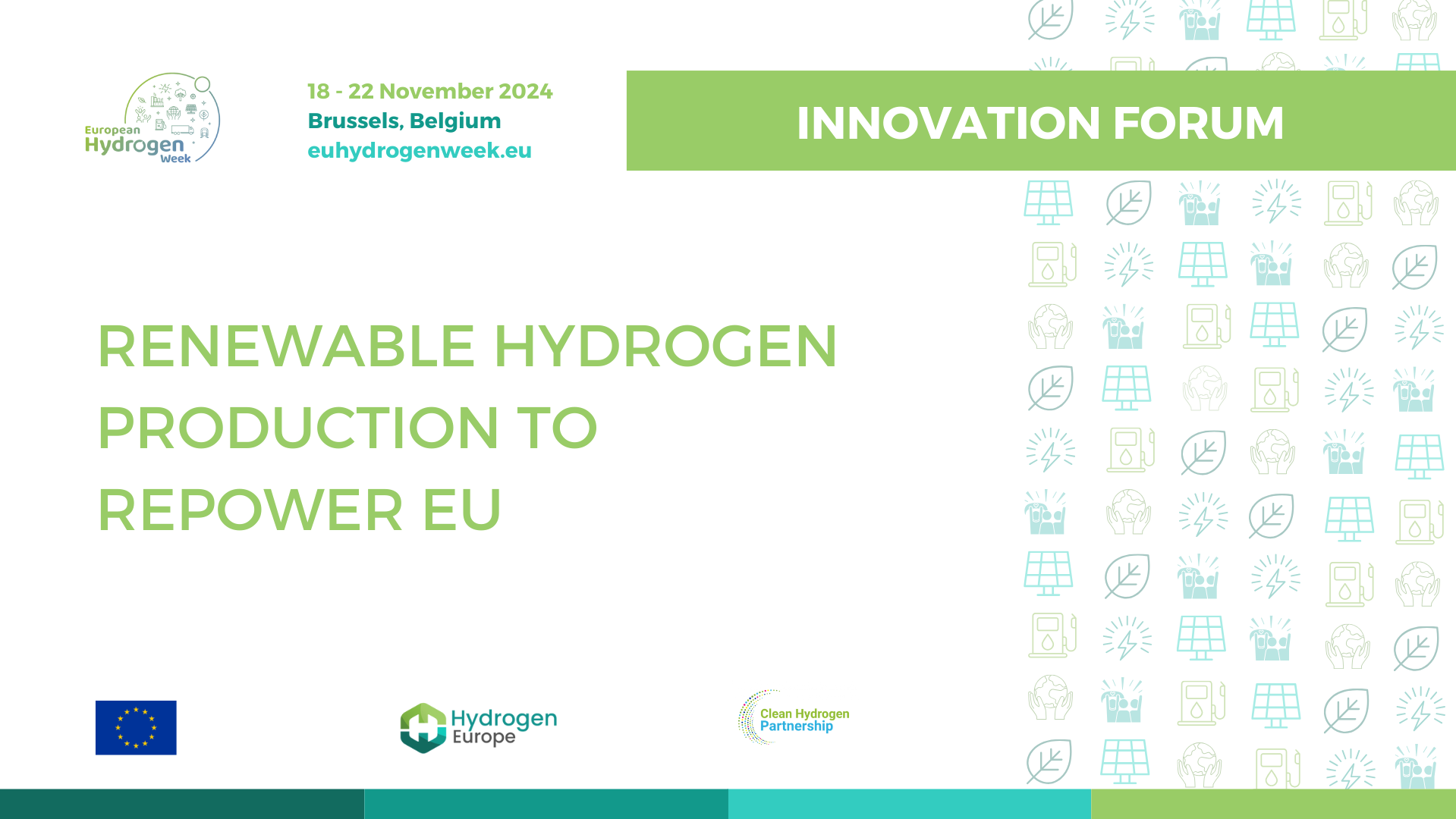 Innovation Forum | Renewable hydrogen production to REPOWER EU