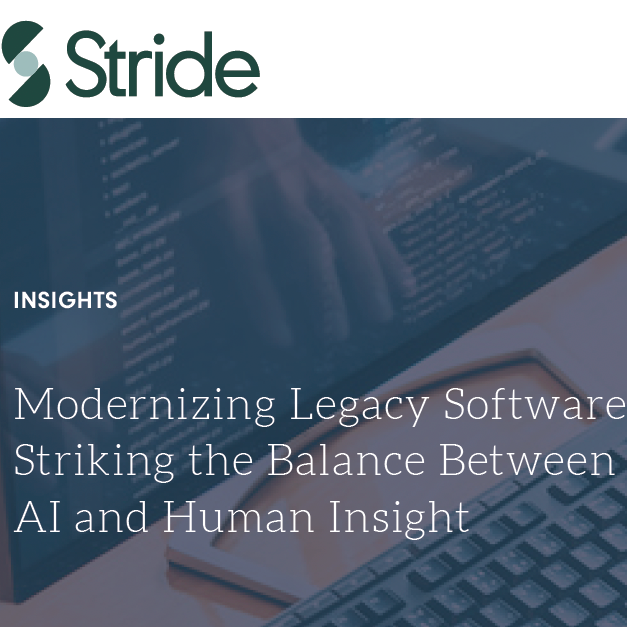 Modernizing Legacy Software: Striking the Balance Between AI and Human ...
