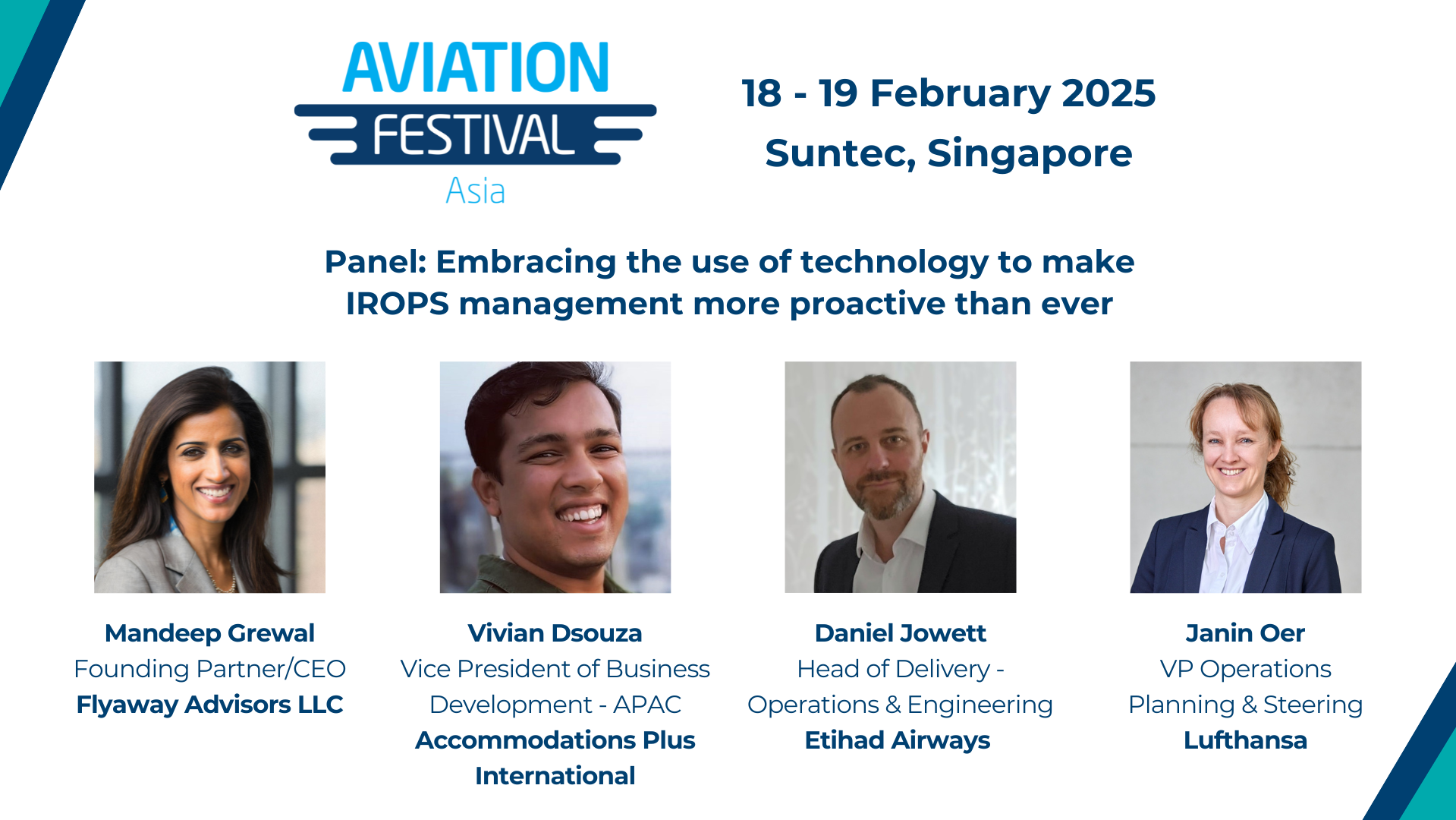Panel: Embracing the use of technology to make IROPs management more ...