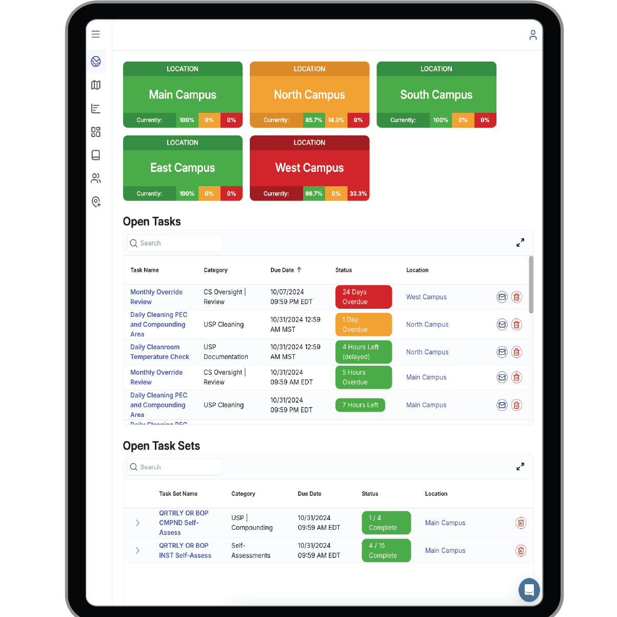 Comprehensive Task-based Compliance & Operations Platform