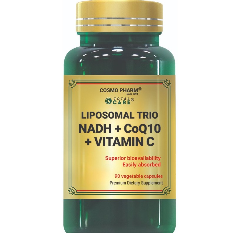 NADH + Coenzyme Q10 + Vitamin C – Liposomal Trio