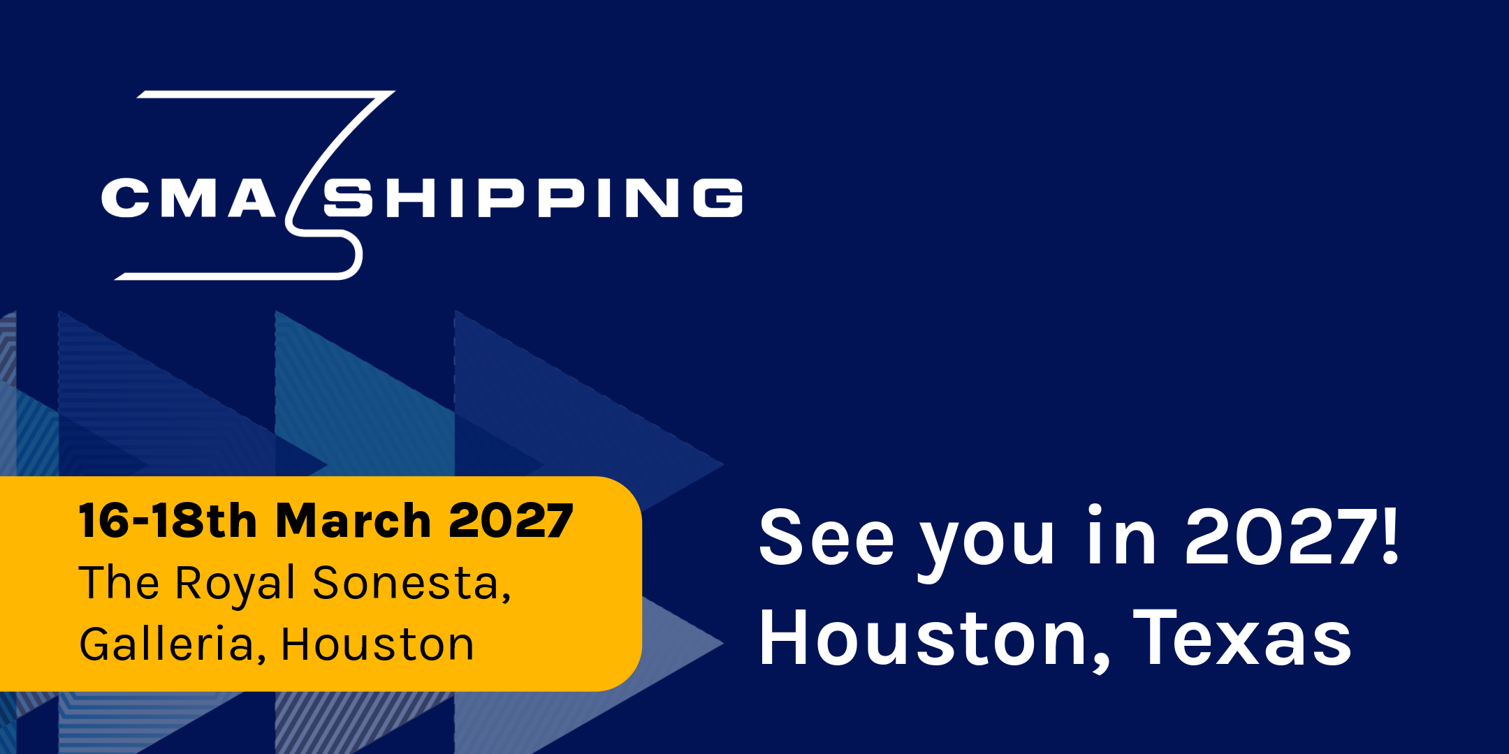 CMA Shipping 2026 | Seatrade Maritime Events