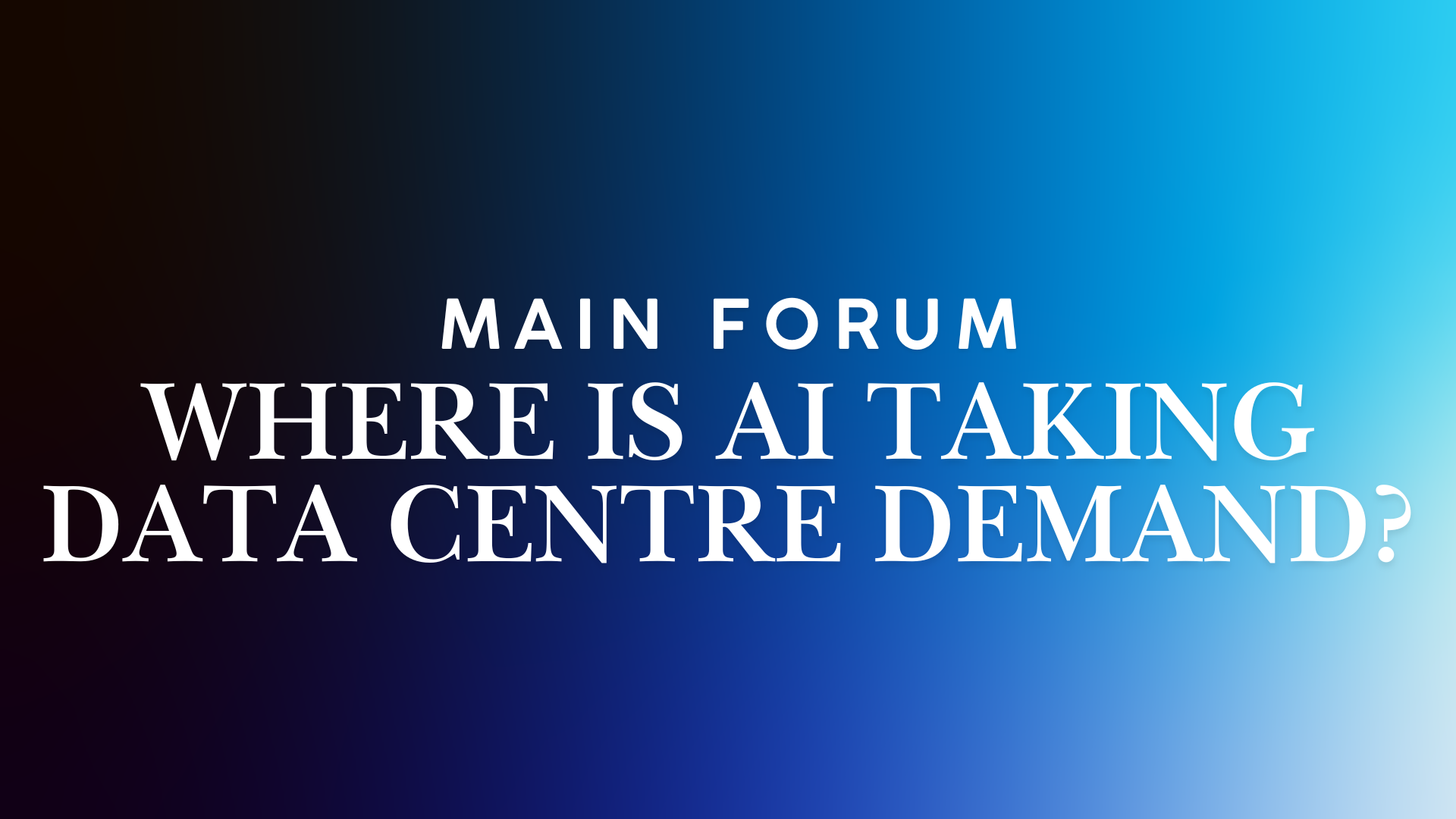 Where Is AI Taking Data Centre Demand?