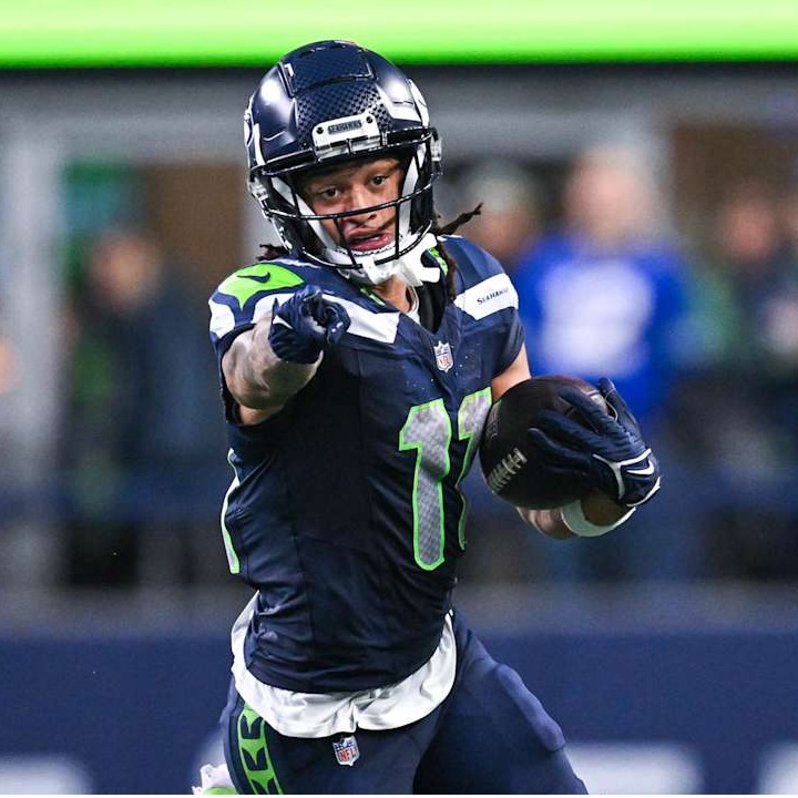 Signed Seattle Seahawks Mini Helmet - Smith-Njigba