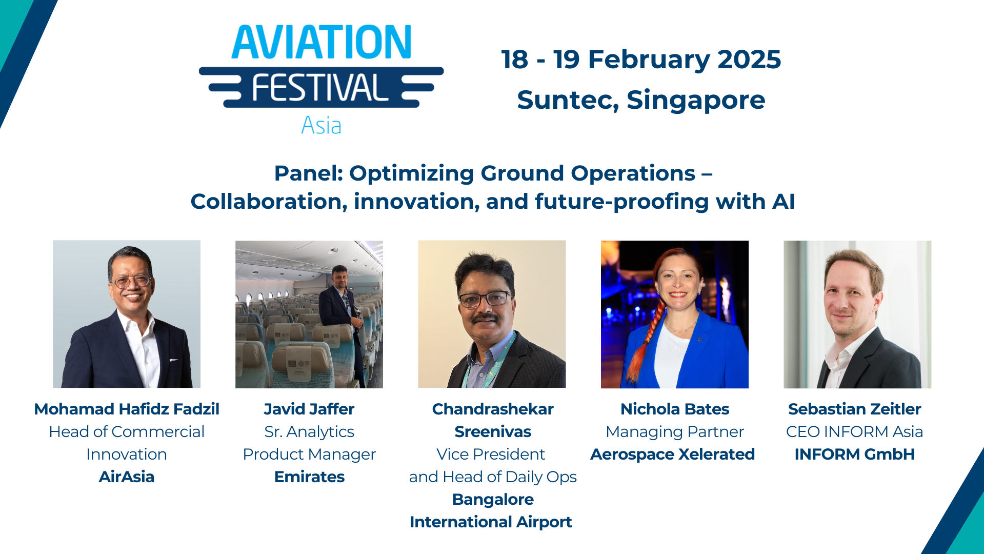 Panel: Optimising Ground Operations – Collaboration, innovation, and ...