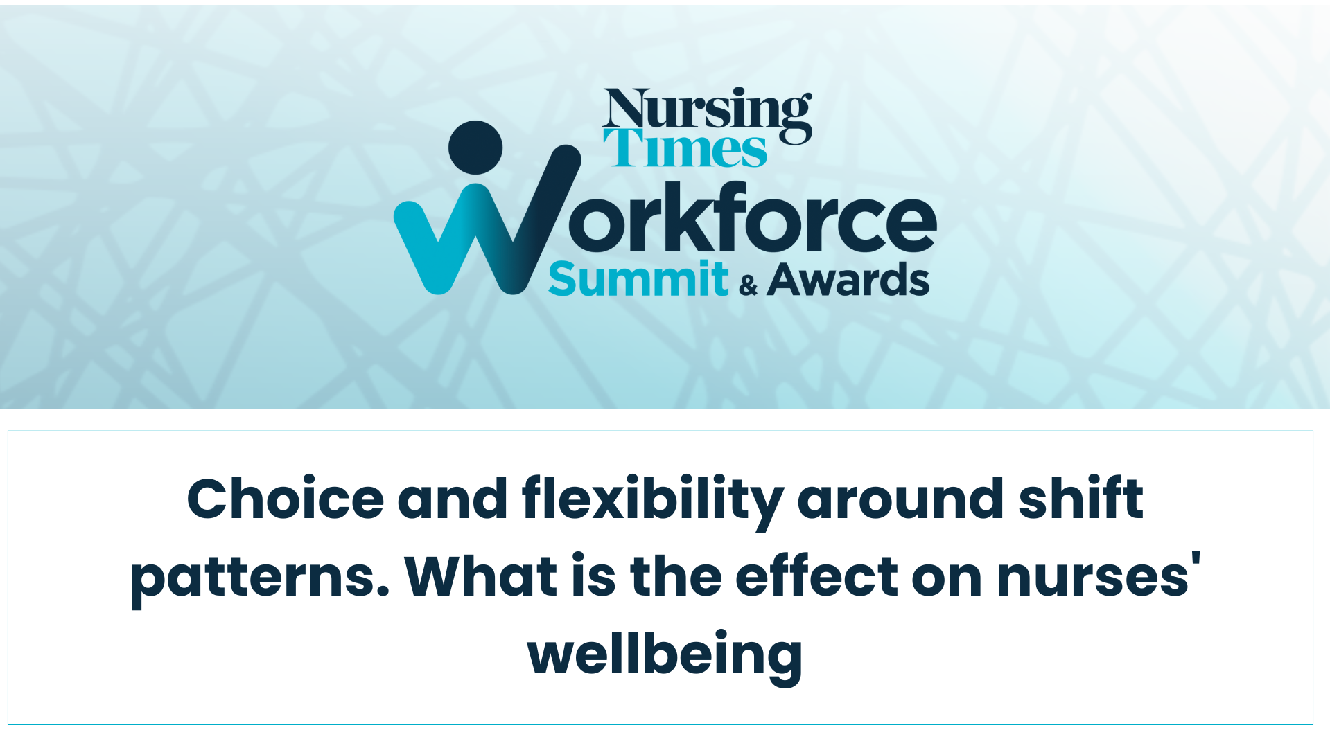 Choice and flexibility around shift patterns. What is the effect on ...
