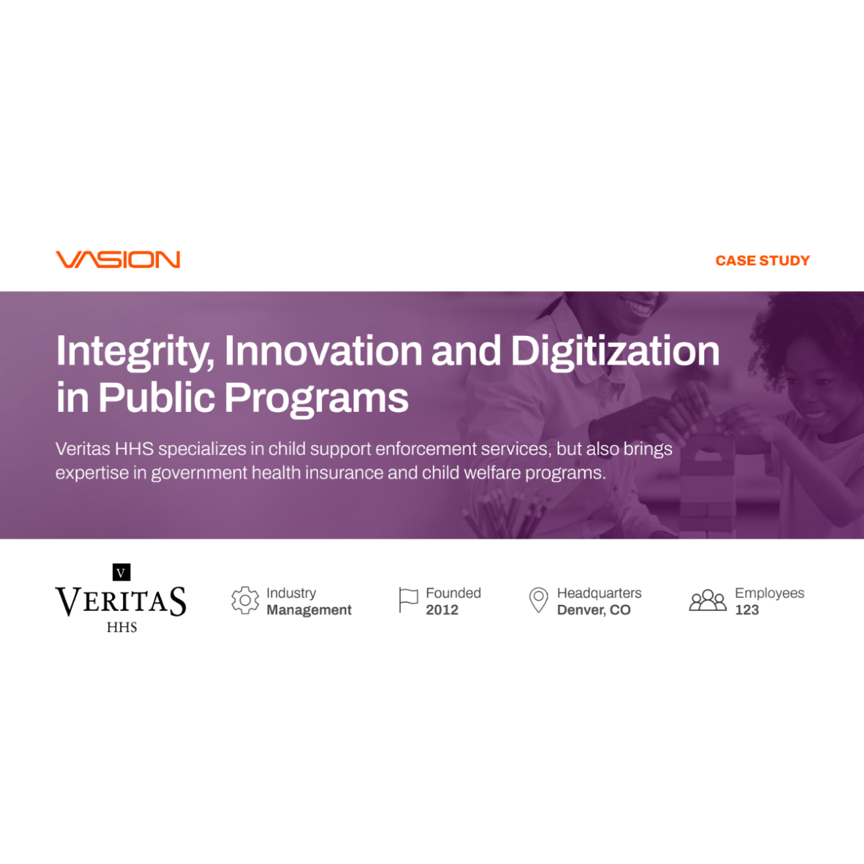 Veritas HHS – Integrity, Innovation and Digitization in Public Programs