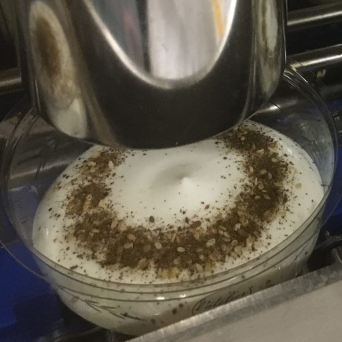 Saupoudrer une forme ronde