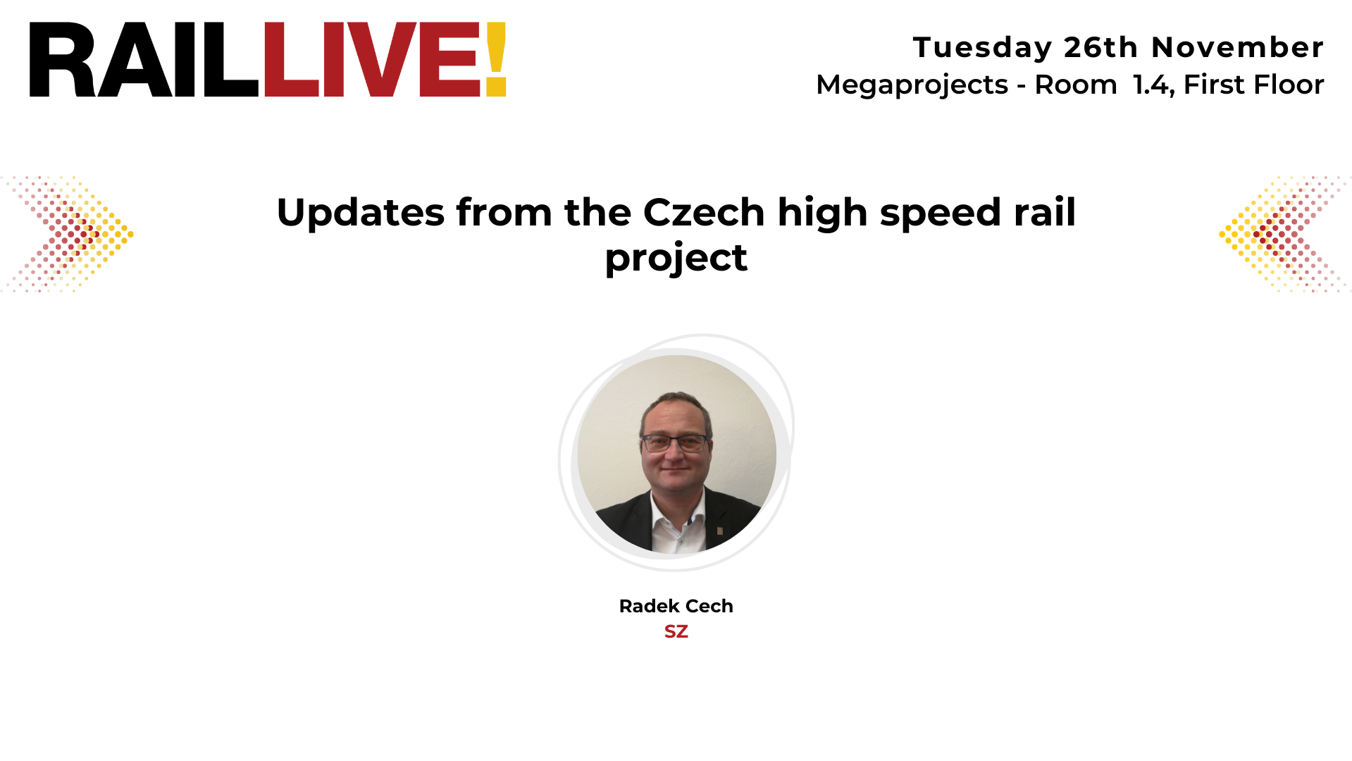 Updates from the Czech high speed rail project