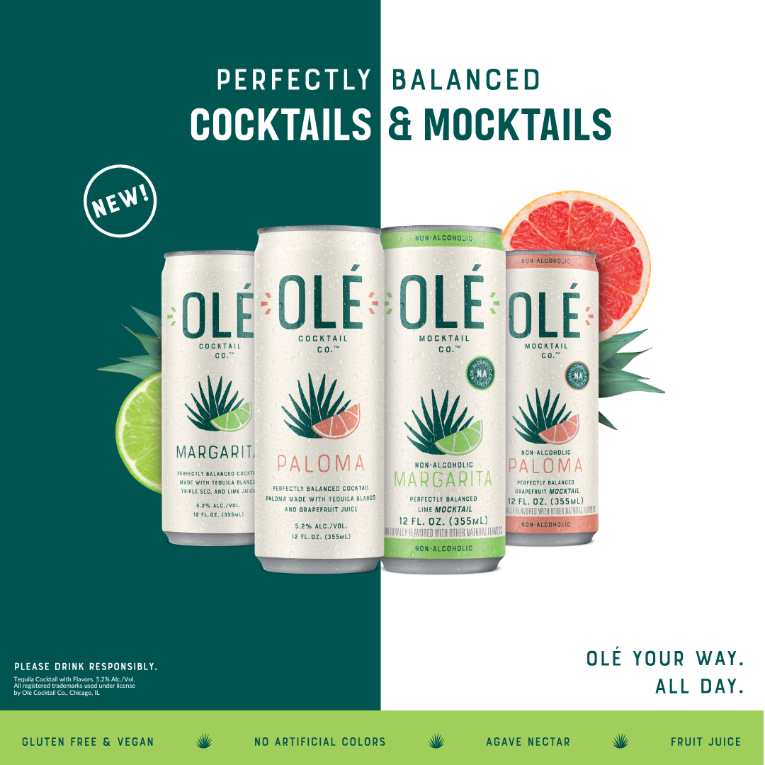 Olé is a first-of-its-kind Tequila-based RTD & Mocktail brand from the ...