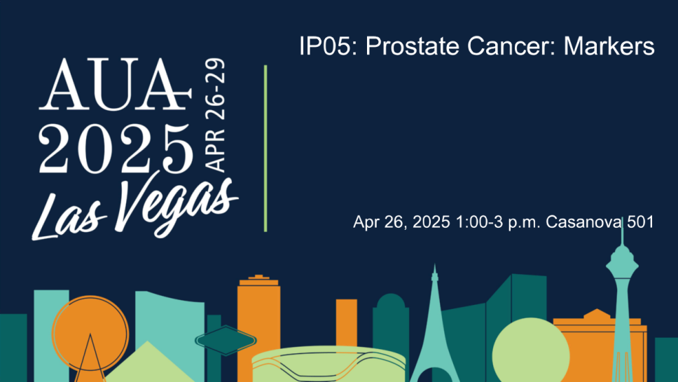 IP05: Prostate Cancer: Markers