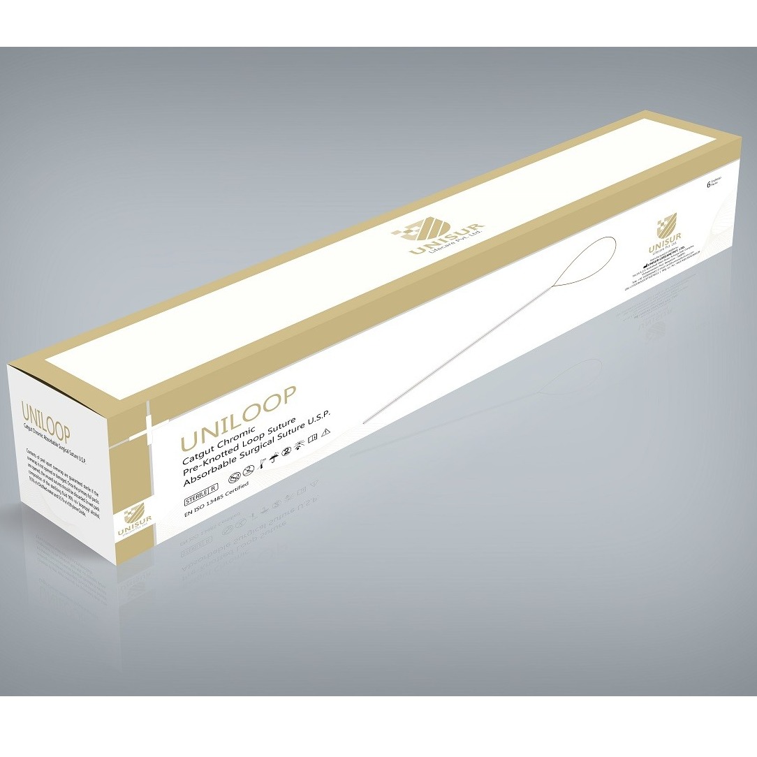 UNILOOP - Catgut Chromic Pre Knotted Loop Suture
