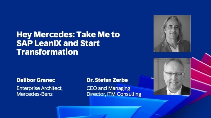 Hey Mercedes: Take Me to SAP LeanIX and Start Transformation