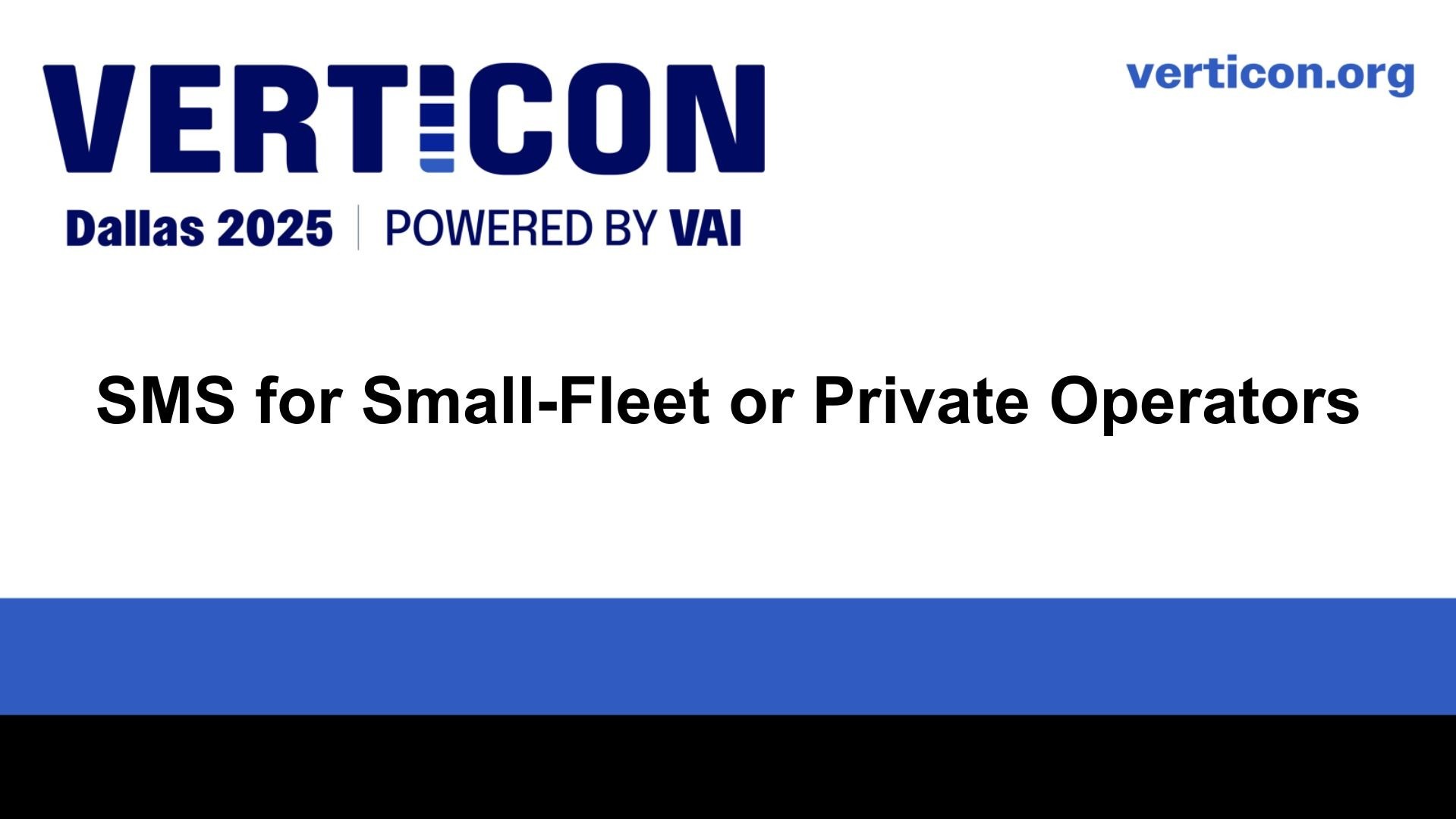 SMS for Small-Fleet or Private Operators