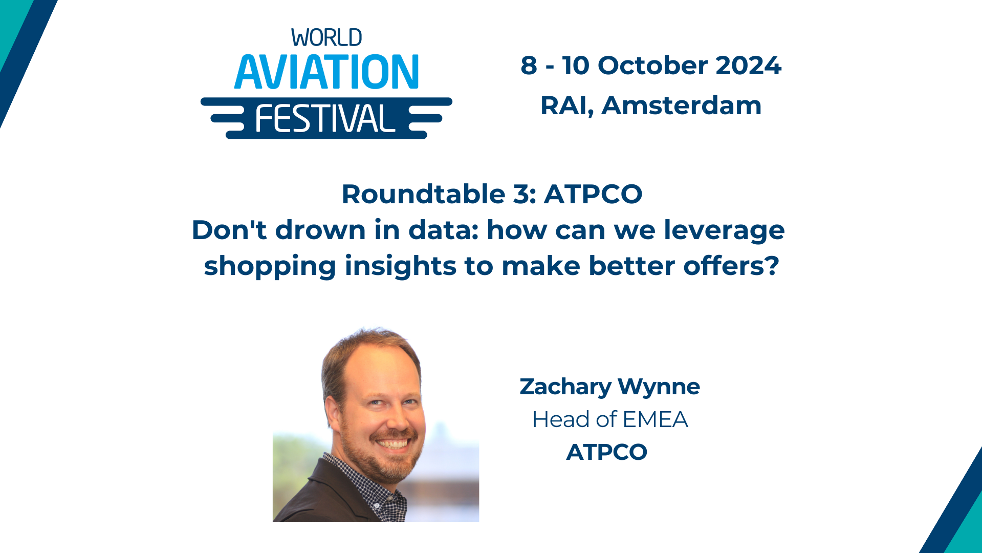 Roundtable 3: ATPCO - Don't drown in data: how can we leverage shopping ...