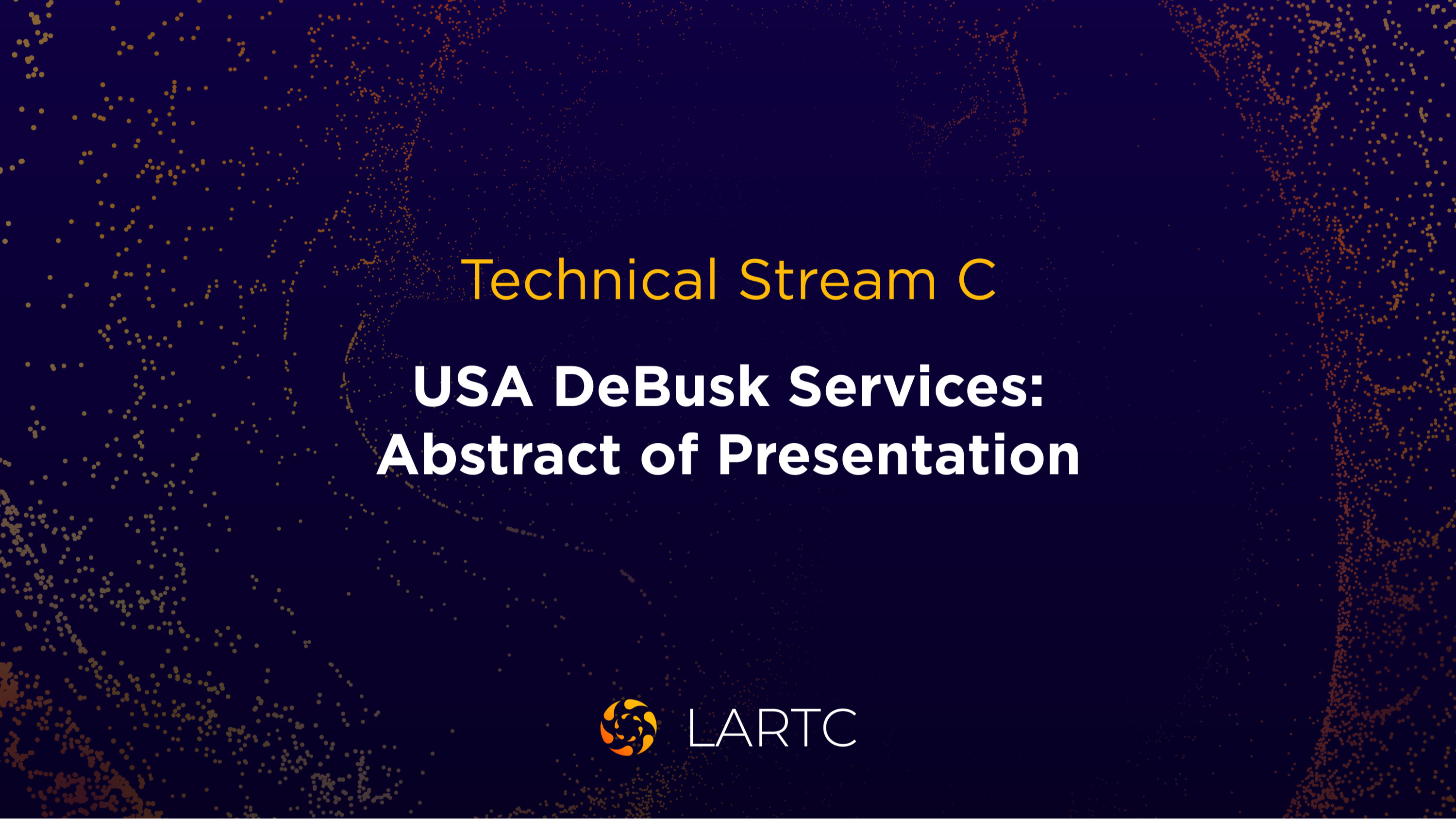 USA DeBusk Services: Abstract of Presentation | USA DeBusk Services ...
