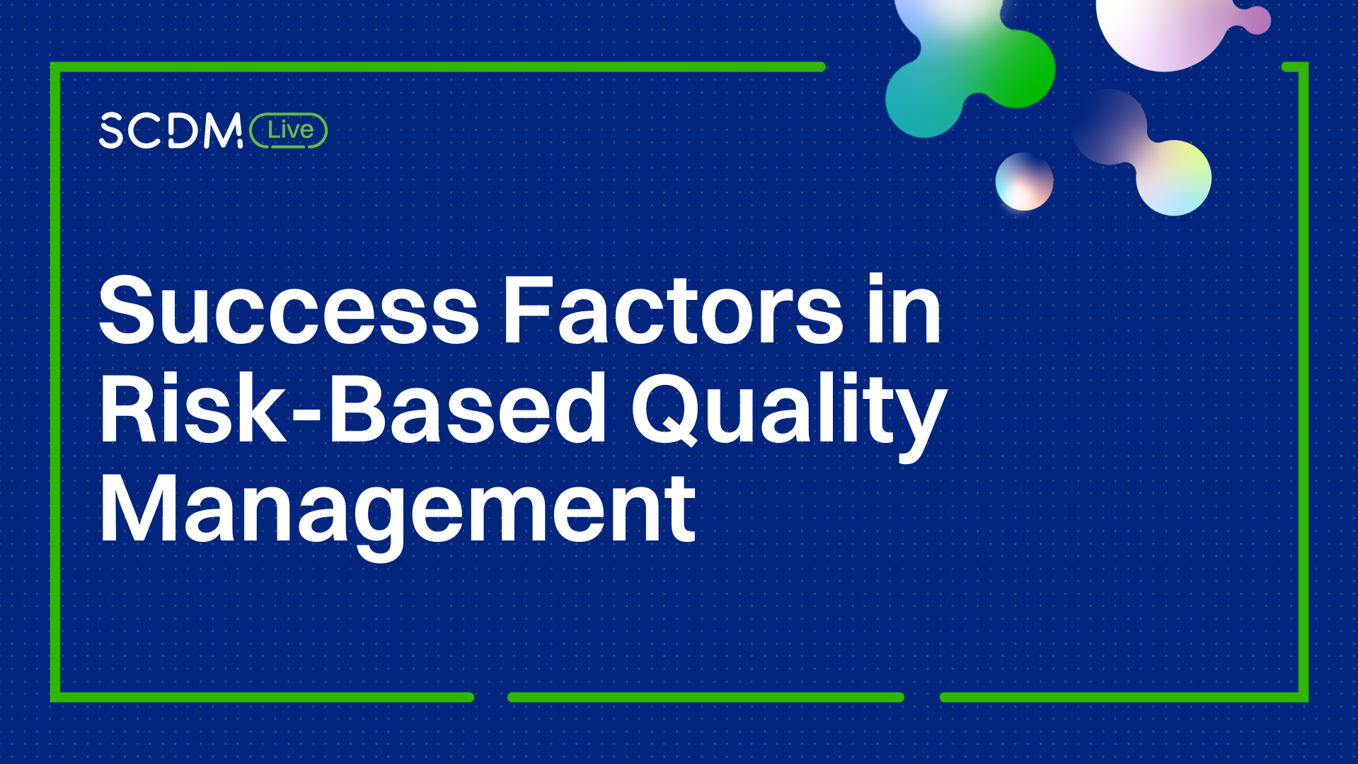 Success Factors in Risk-based Quality Management