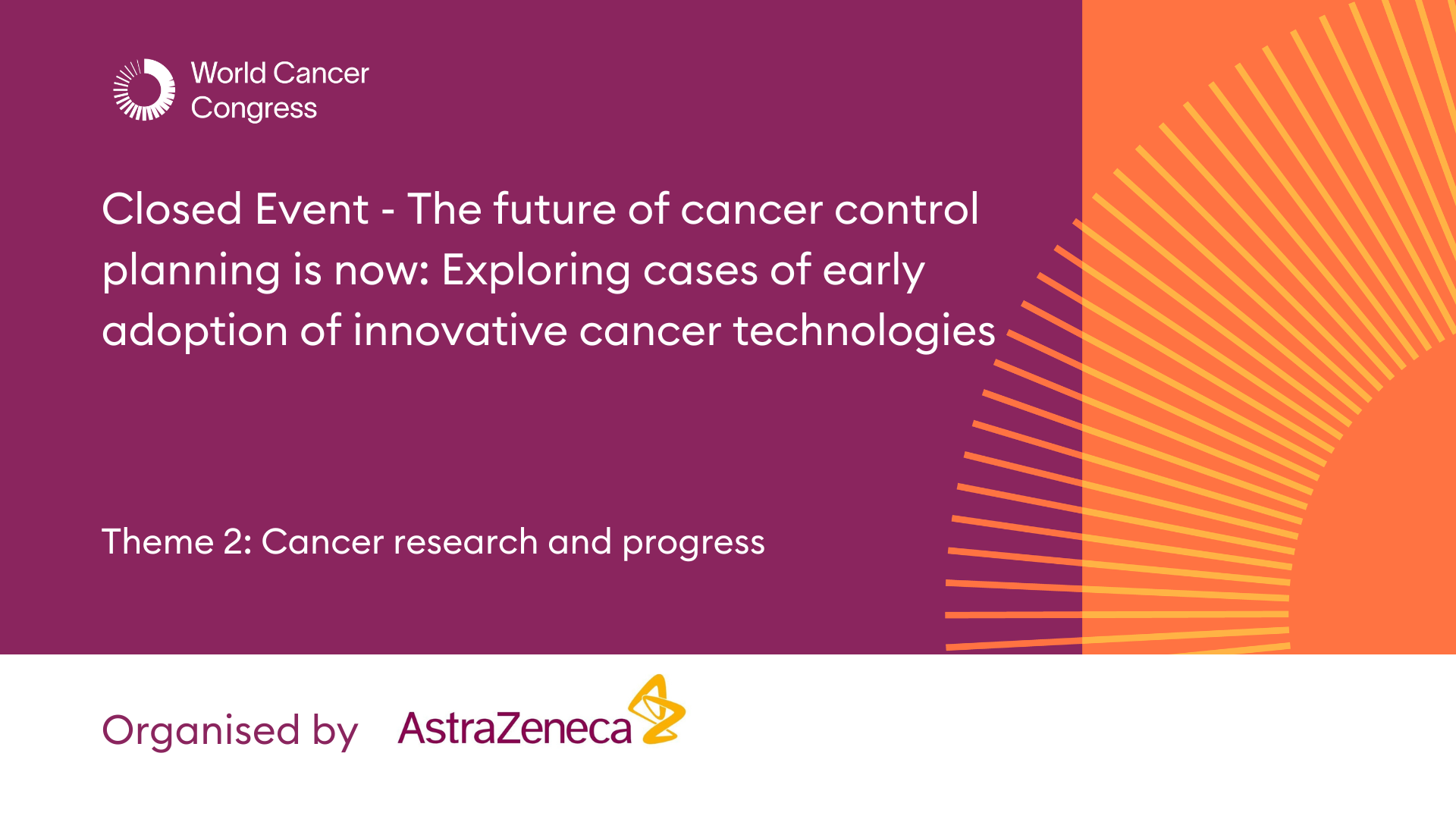 Closed Event - The future of cancer control planning is now: Exploring ...