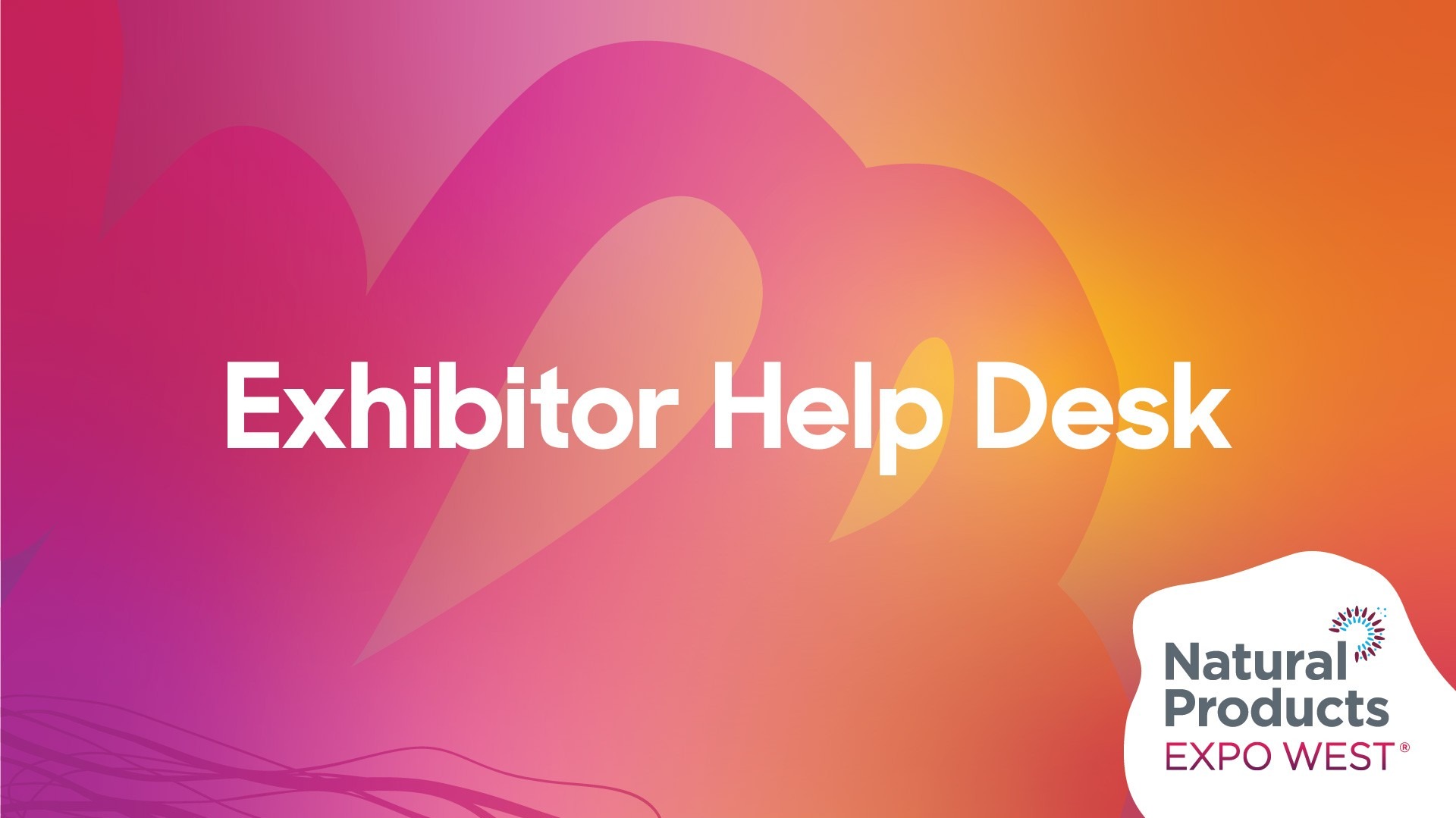 Exhibitor Help Desk