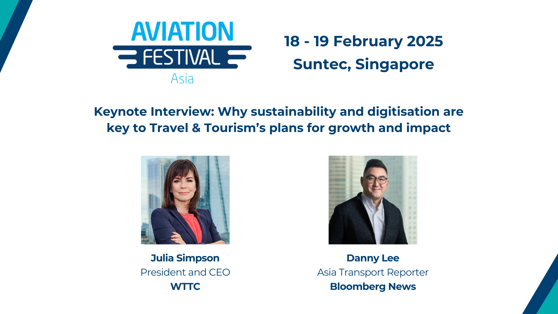 Keynote Interview: Why sustainability and digitisation are key to Travel & Tourism’s plans for ...