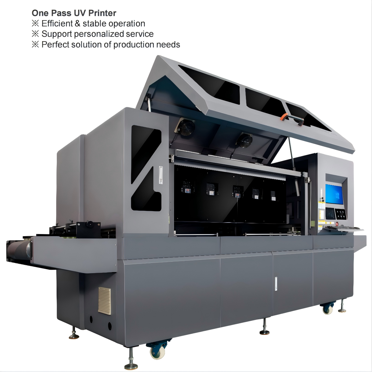 One pass printer/Single pass Printing/Inkjet printer production line