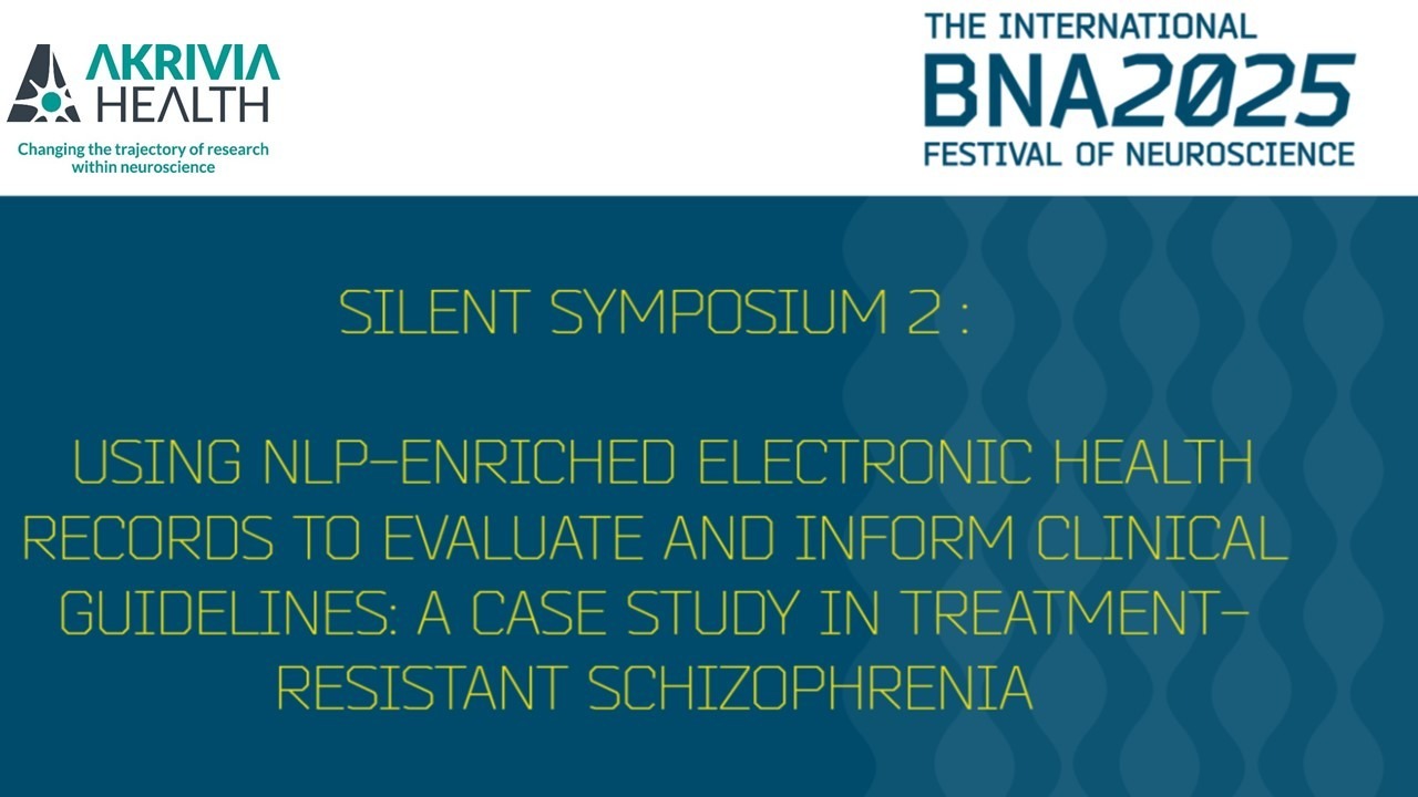Silent Symposium 2: Using NLP-enriched electronic health records to ...