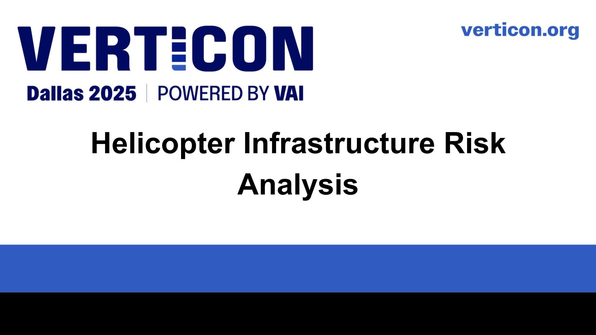 Helicopter Infrastructure Risk Analysis