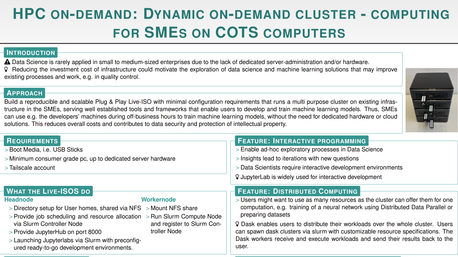 HPC On-Demand: Dynamic On-Demand Cluster - Computing for SMEs on COTS ...