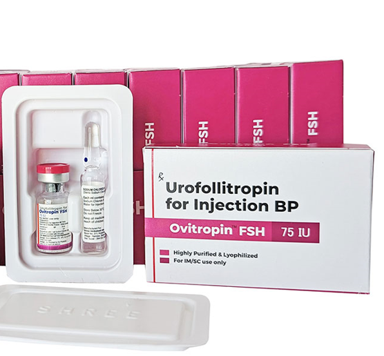FSH/Urofollitropin for Injection BP 75 IU - Ovitropin FSH 75 IU