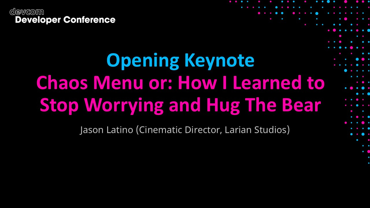 Chaos Menu or: How I Learned to Stop Worrying and Hug The Bear