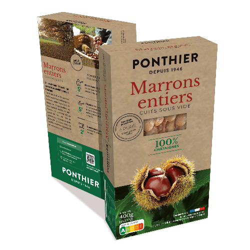 Whole chestnuts vacuum-cooked 400g