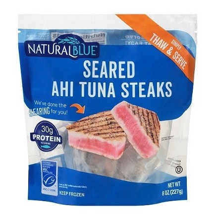 Natural Blue, Seared Ahi Tuna Steaks
