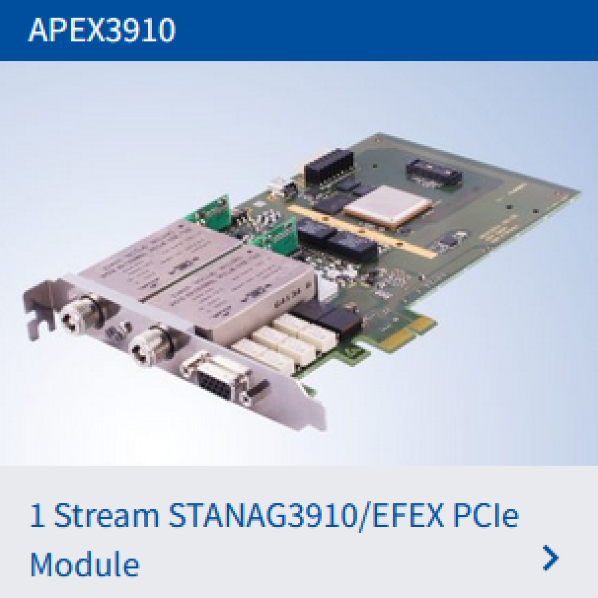 STANAG3910 Module: APEX3910