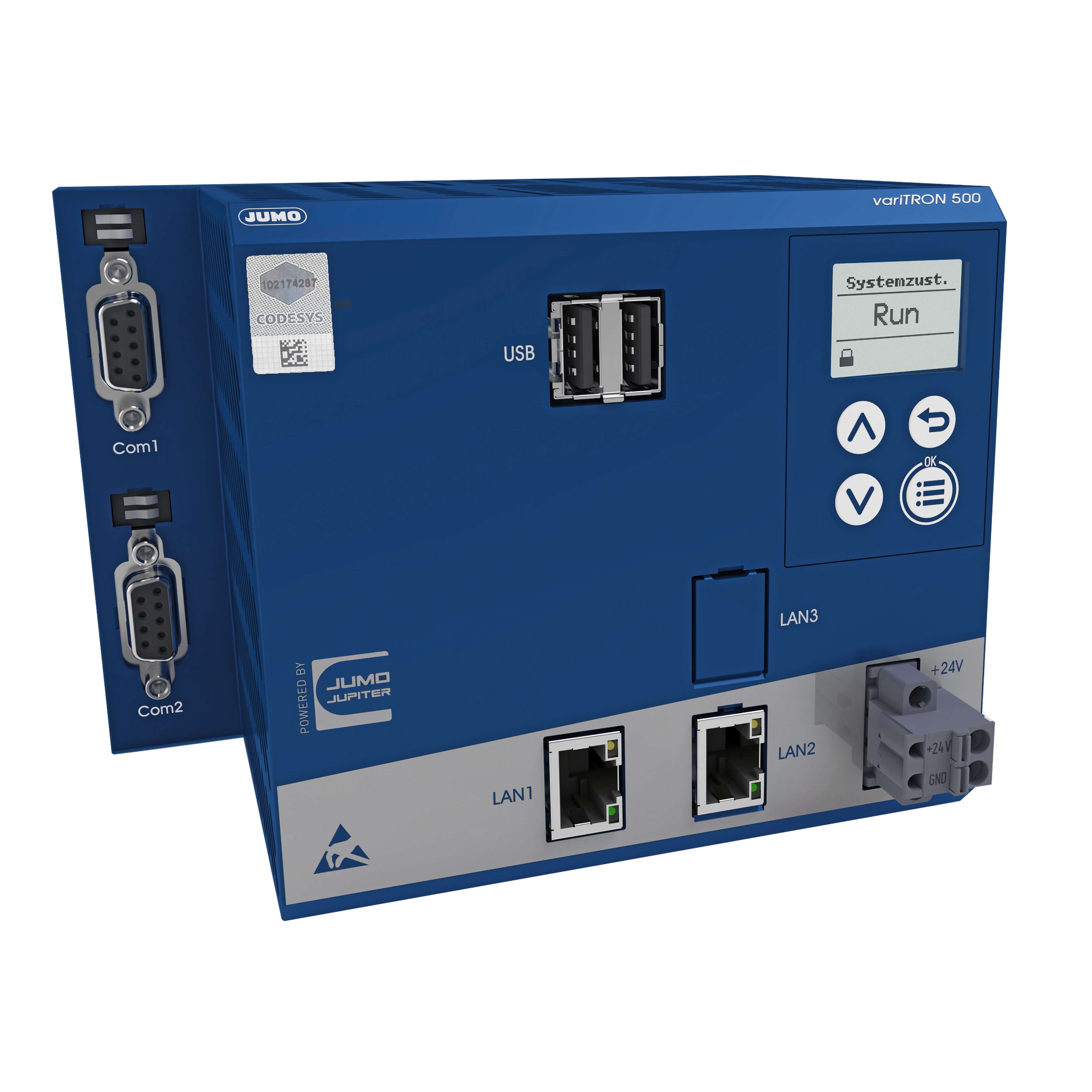 JUMO variTRON 500 Central processing unit for an automation system