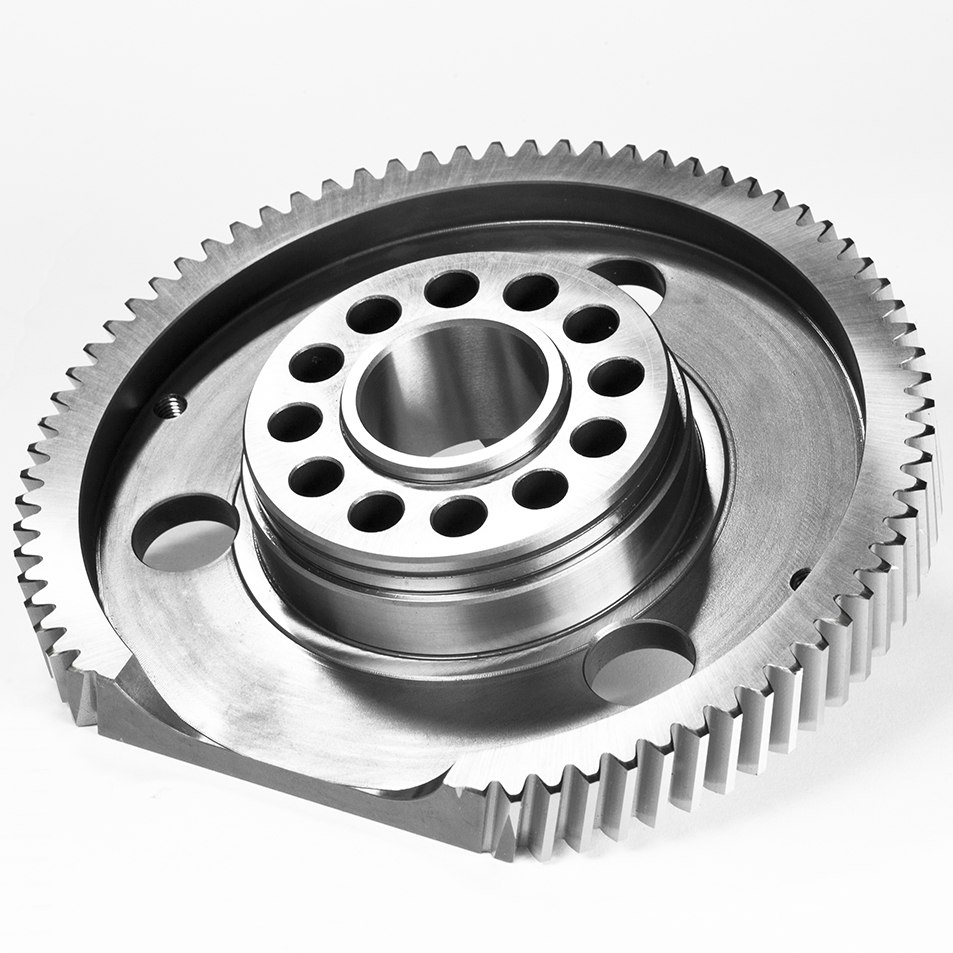 Cylindrical spur gears and helical gears.