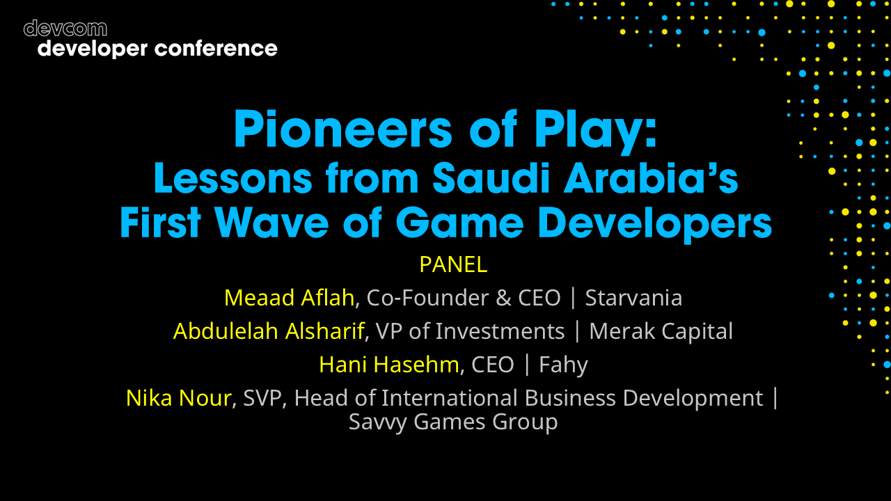 Pioneers of Play: Lessons from Saudi Arabia’s First Wave of Game Developers