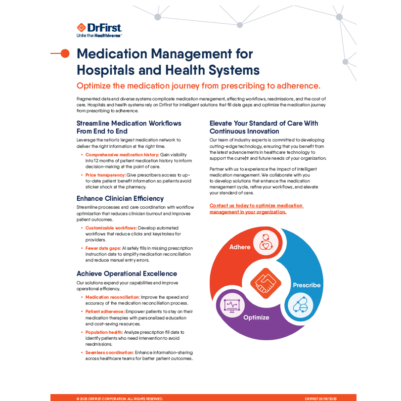 Medication Management for Hospitals and Health Systems