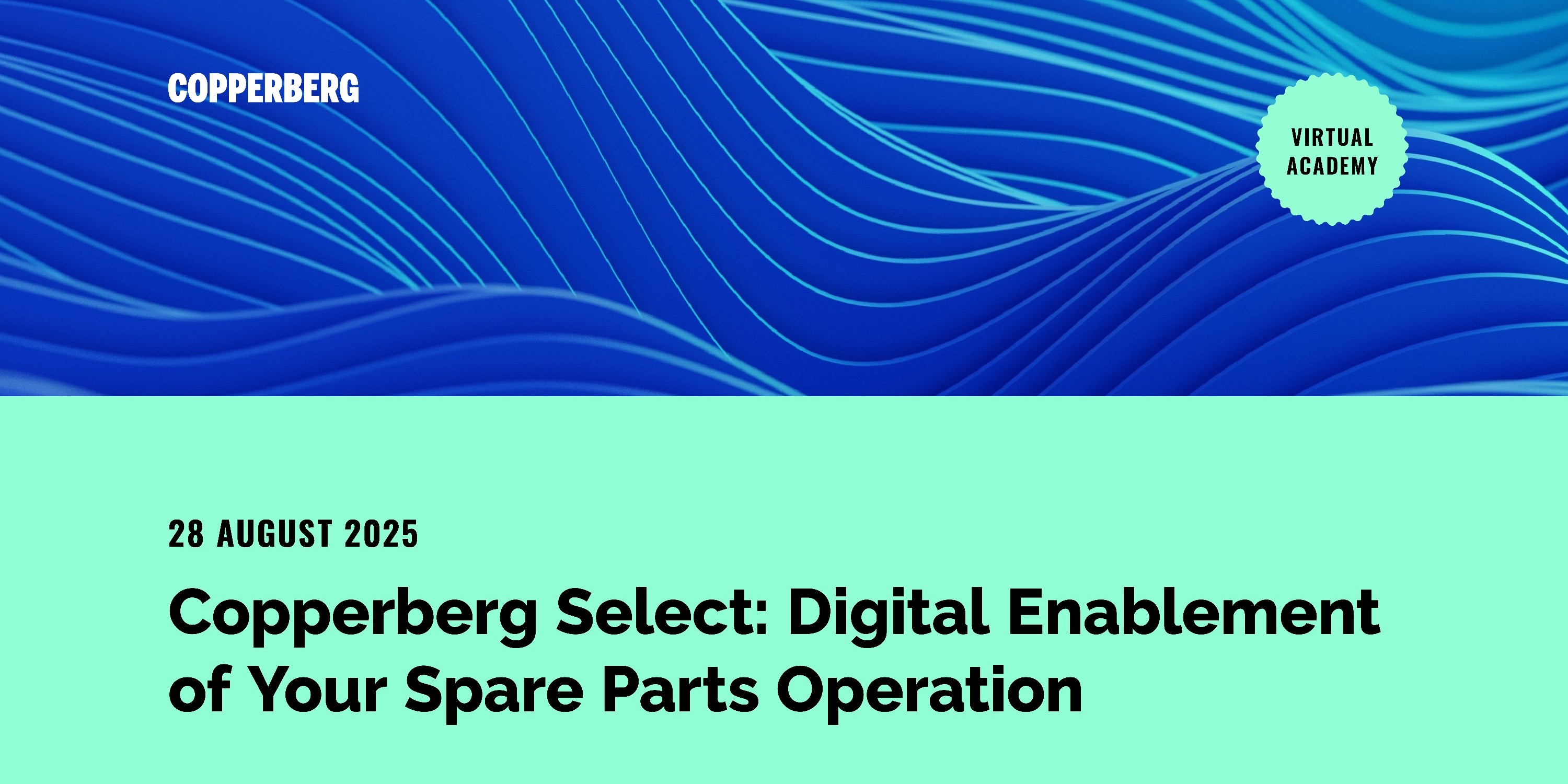 Copperberg Select: Digital Enablement of Your Spare Parts Operation ...