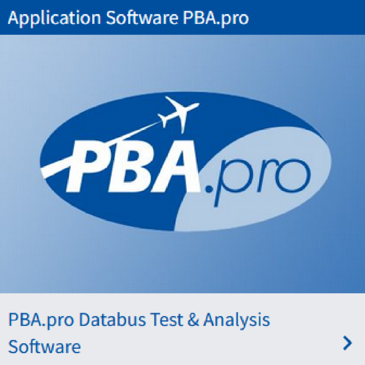 PBA.pro Databus Test & Analysis Software