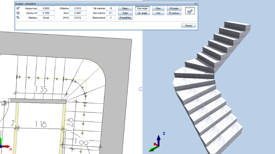 Allplan 2023: Staircase modelling use case