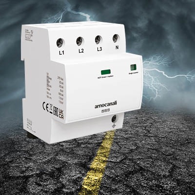 Surge arresters with integrated discharge counter