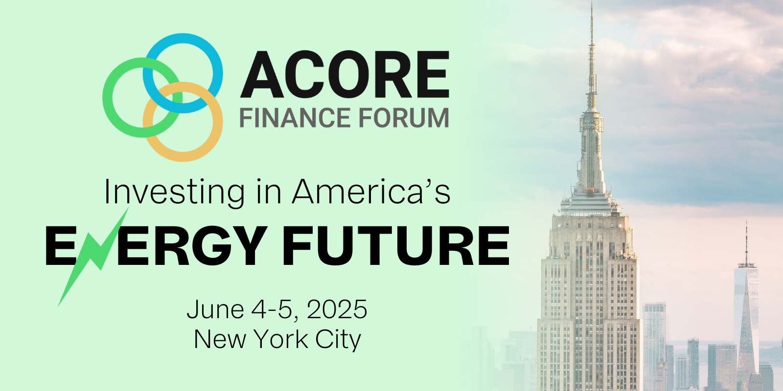 2025 ACORE Finance Forum | ACORE Events