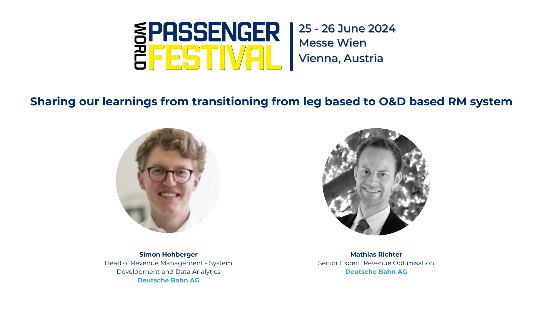 Sharing our learnings from transitioning from leg based to O&D based RM ...