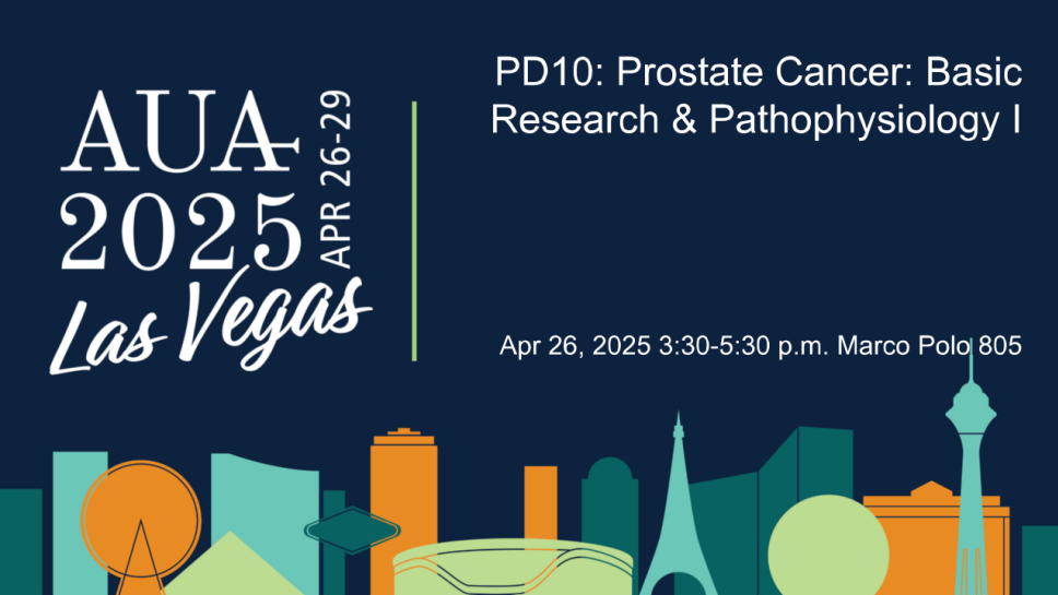 PD10: Prostate Cancer: Basic Research & Pathophysiology I