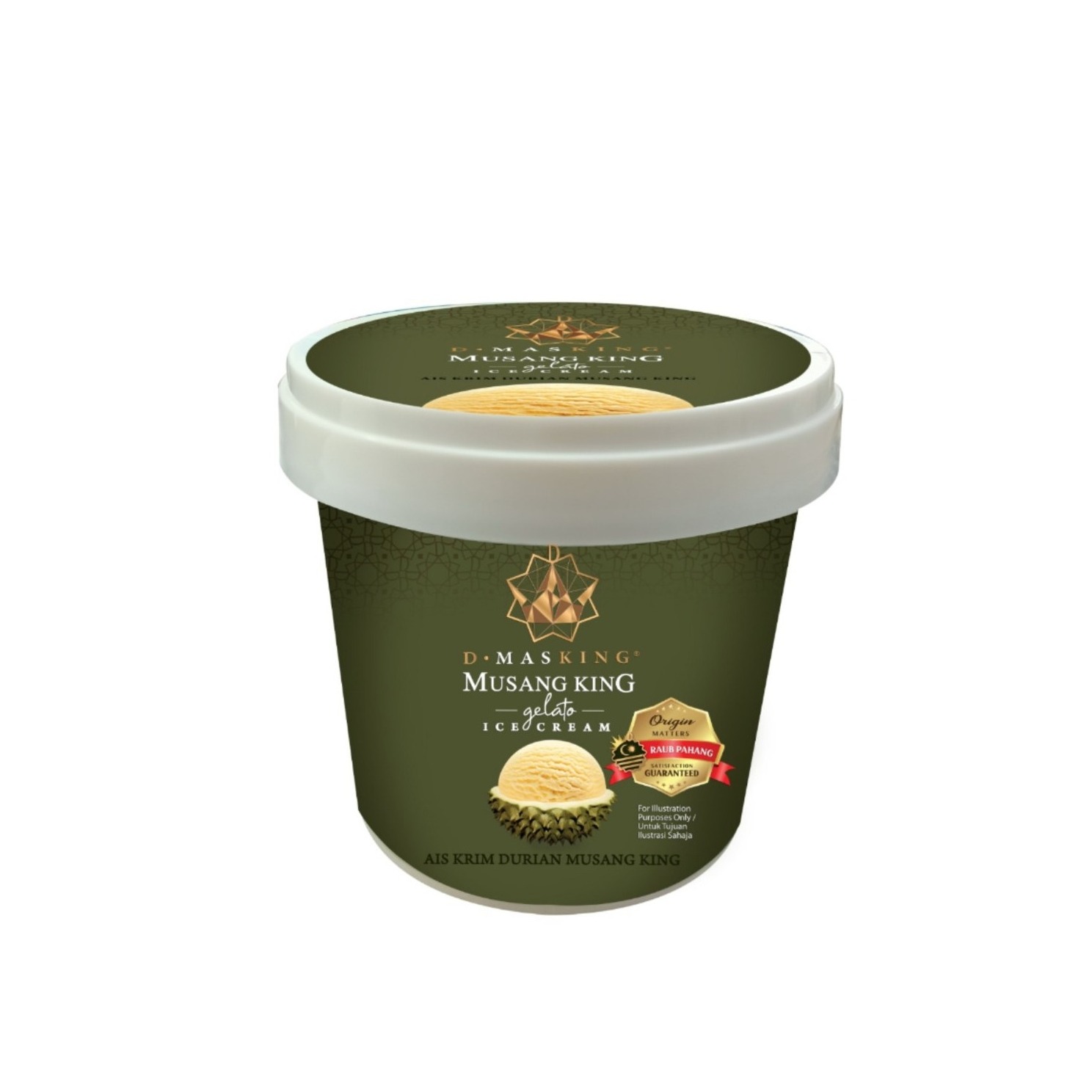D.Masking Musang King Durian Gelato 140ml
