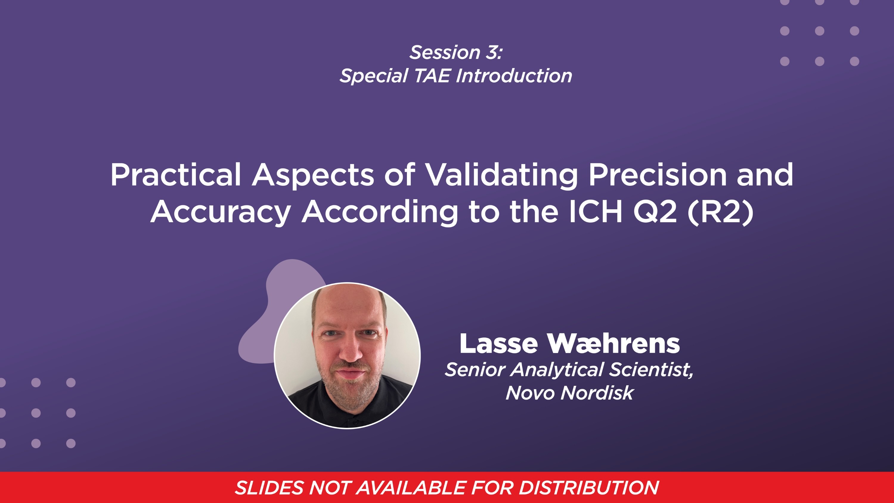 Practical Aspects of Validating Precision and Accuracy According to the ...